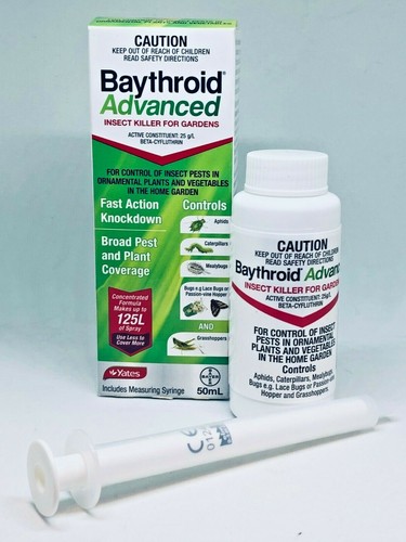 Garden Insecticide Yates BAYTHROID Advanced Insect Killer 50ml ...