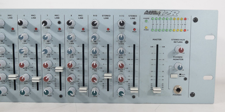 Alesis MultiMix 12R 12-Channel Rackmount Mixer | eBay