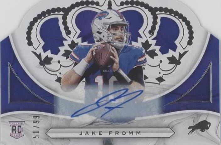 2020 Panini Chronicles - Crown Royale Jake Fromm #CR-32 Rookie ...
