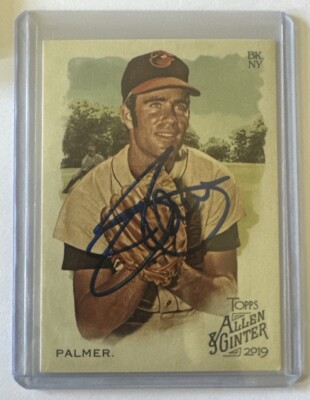 Jim Palmer autograph signed 2019 Allen & Ginter baseball card Orioles ...