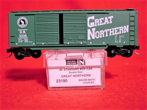 **RARE**MTL 23190 GREAT NORTHERN 40' DD Box Car 'Circus Car' #3336 'NEW ...