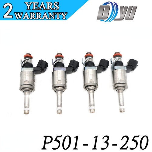 New Set of 4pcs Fuel Injectors P501-13-250 Fits For Mazda 2 3 MX-5 ...