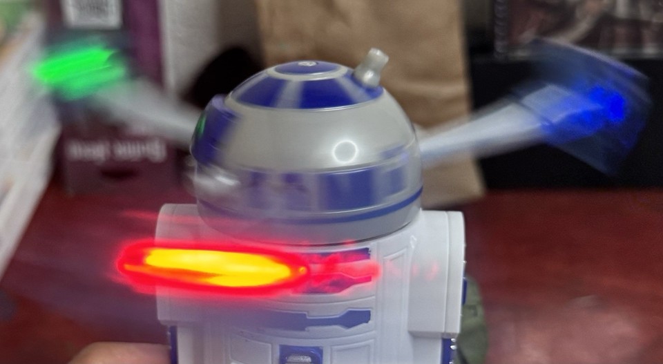 Disney Star Wars Star Tours R2D2 Spinning Light Up Toy Figure w/Sounds 2009 | eBay