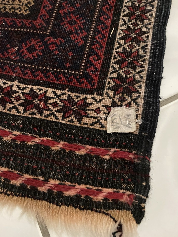 VTG Afghan Wool Prayer Rug Dark Red Middle Eastern Tribal 34”x60” | eBay