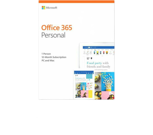 Microsoft Office 365 Personal - 1 year for 1 user for sale online | eBay UK
