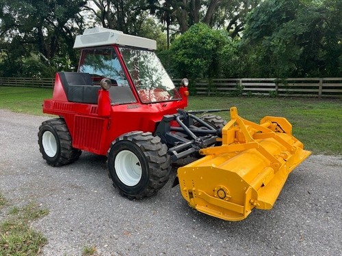 AEBI TT95 SLOPE MOWER W/ FLAIL ATTACHMENT - NEW TIRES - DETROIT DIESEL ...