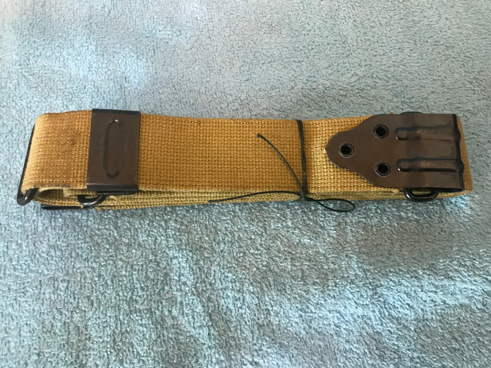 WW2 US Military Thompson SMG Khaki Mustard Canvas Kerr Sling, Vintage ...