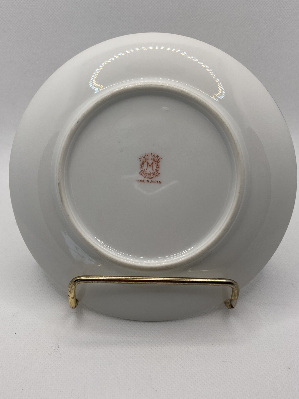 Vintage Porcelain Noritake Blue Flowered Lusterware Handled Nappy Dish ...