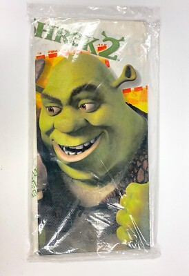 NEW SHREK 2 Hallmark Party Express 54” x 89-1/4” 1 Paper Table Cover ...