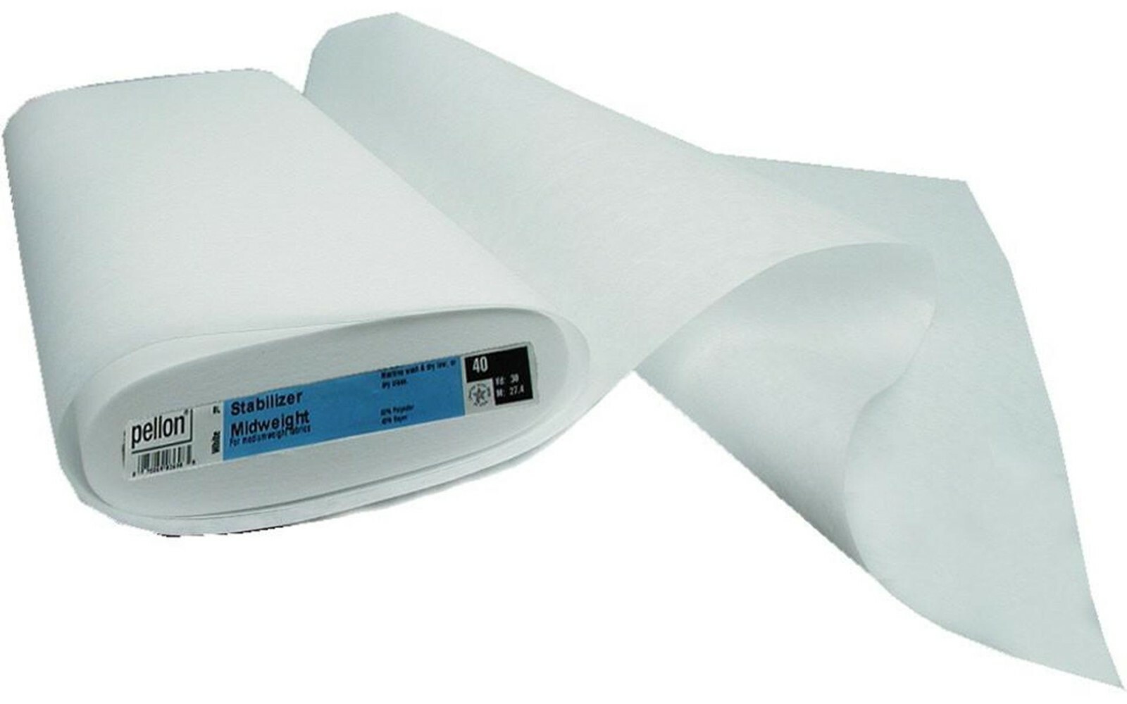 Pellon 40 Stabilizer Mid Heavy 20 X30yd White for sale online | eBay