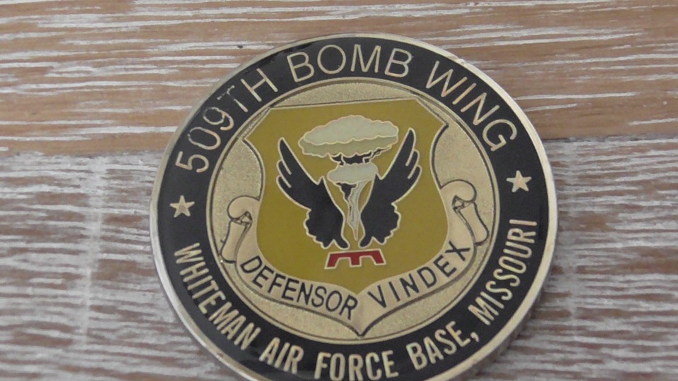 USAF 509th Bomb Wing Whiteman AFB B-2 Stealth Bomber Challenge Coin # ...