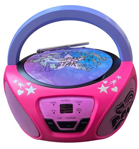 Portable CD Player Radio My Little Pony Boombox 56357 Pnk Tru CD Player ...