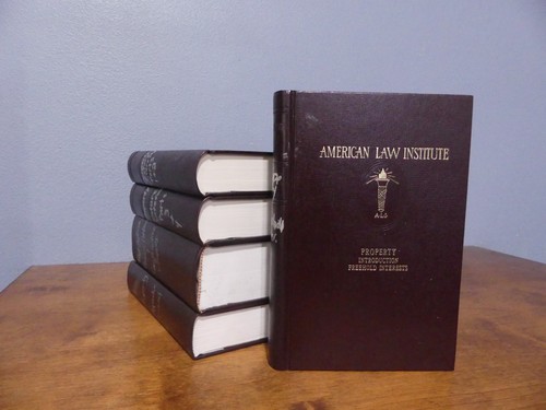 5 Volume American Law Institute Restatement of the Law Property ...