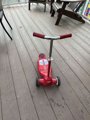 Red and White Radio Flyer 3-Wheel Scooter Classic | eBay