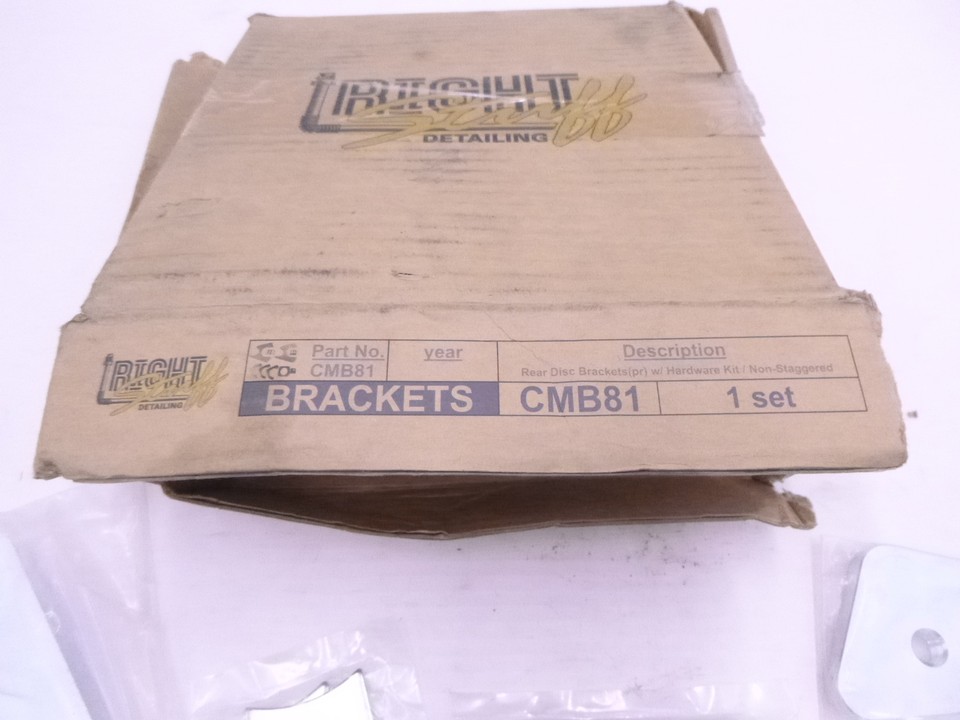 1970-1972 Buick GS Right Stuff Detailing Rear Left Brake Caliper Brackets For Buick GS CMB81 ...