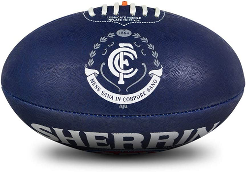 Sherrin Carlton Blues AFL Club Football, 5 7445049265202 | eBay Australia