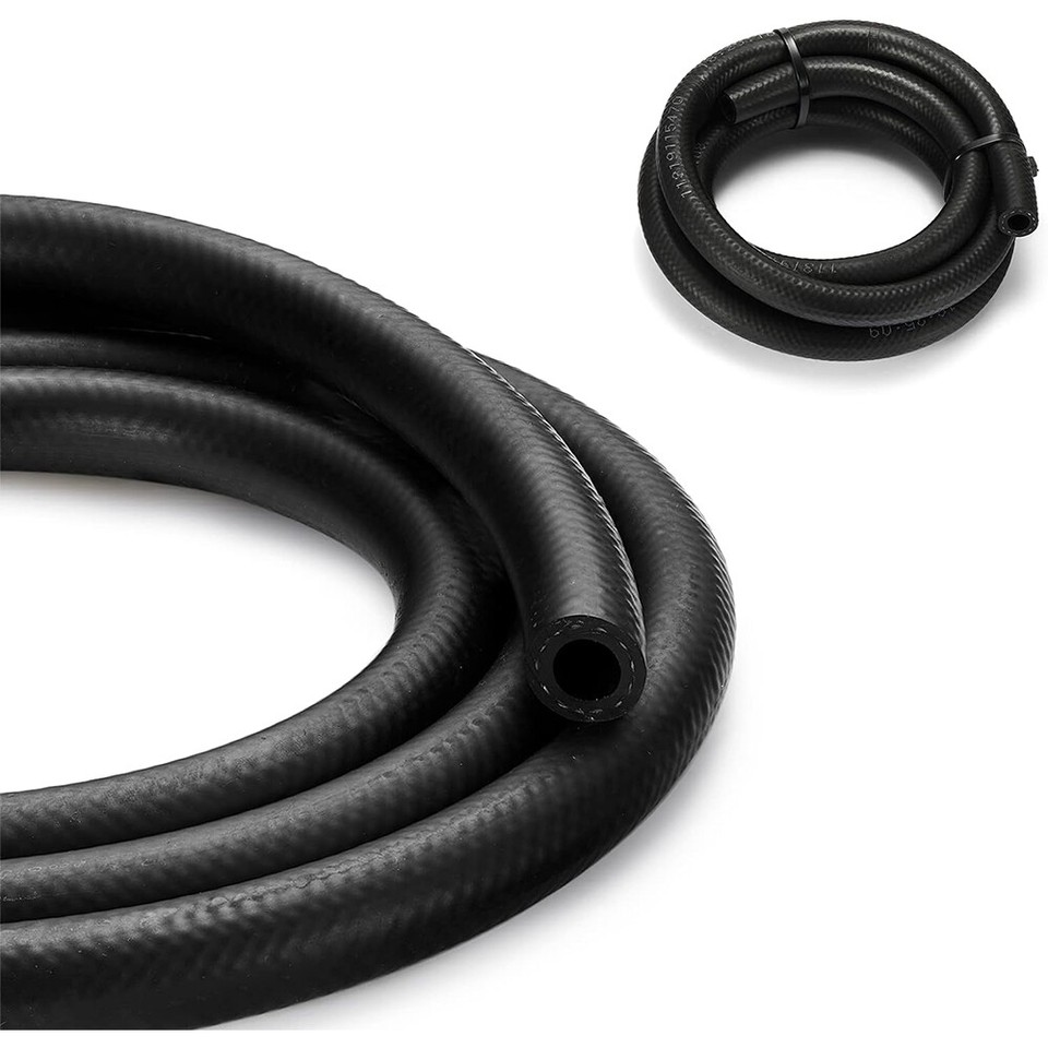 1/4" inch Fuel Line Hose NBR Rubber Push Lock Hose High Pressure 300PSI ...