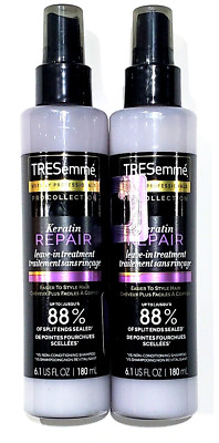 2 Bottles Tresemme Professionals Pro Collection Keratin Repair Leave In ...