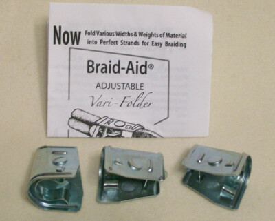 Braid-Aid varifolders: fabric folders, tools, braiding rugs, new style ...