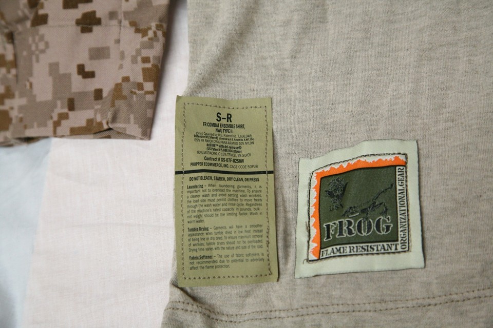 NWU Type II AOR1 FROG Combat Shirt Fire Resistant US Navy Seal Crye | eBay