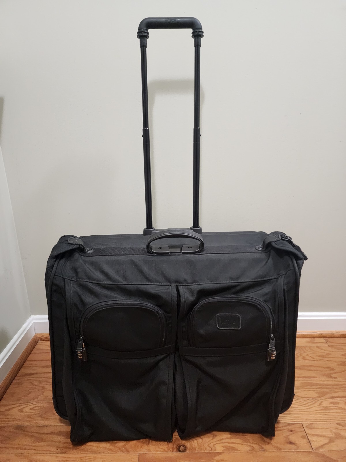 Tumi Alpha Collection 2231D3 Black Rolling Suitcase Garment Hanging Bag ...