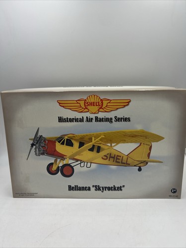 Shell Bellanca Skyrocket Airplane Model Historical Air Racing Die Cast ...