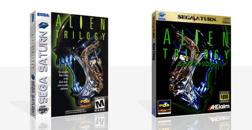 - Alien Trilogy Saturn Replacement Spare Case + Box Art Work Cover Only ...