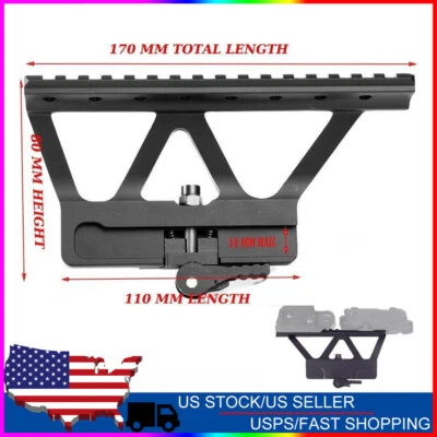 20mm Quick Release Scope Mount Tactical Side | Grelly UK