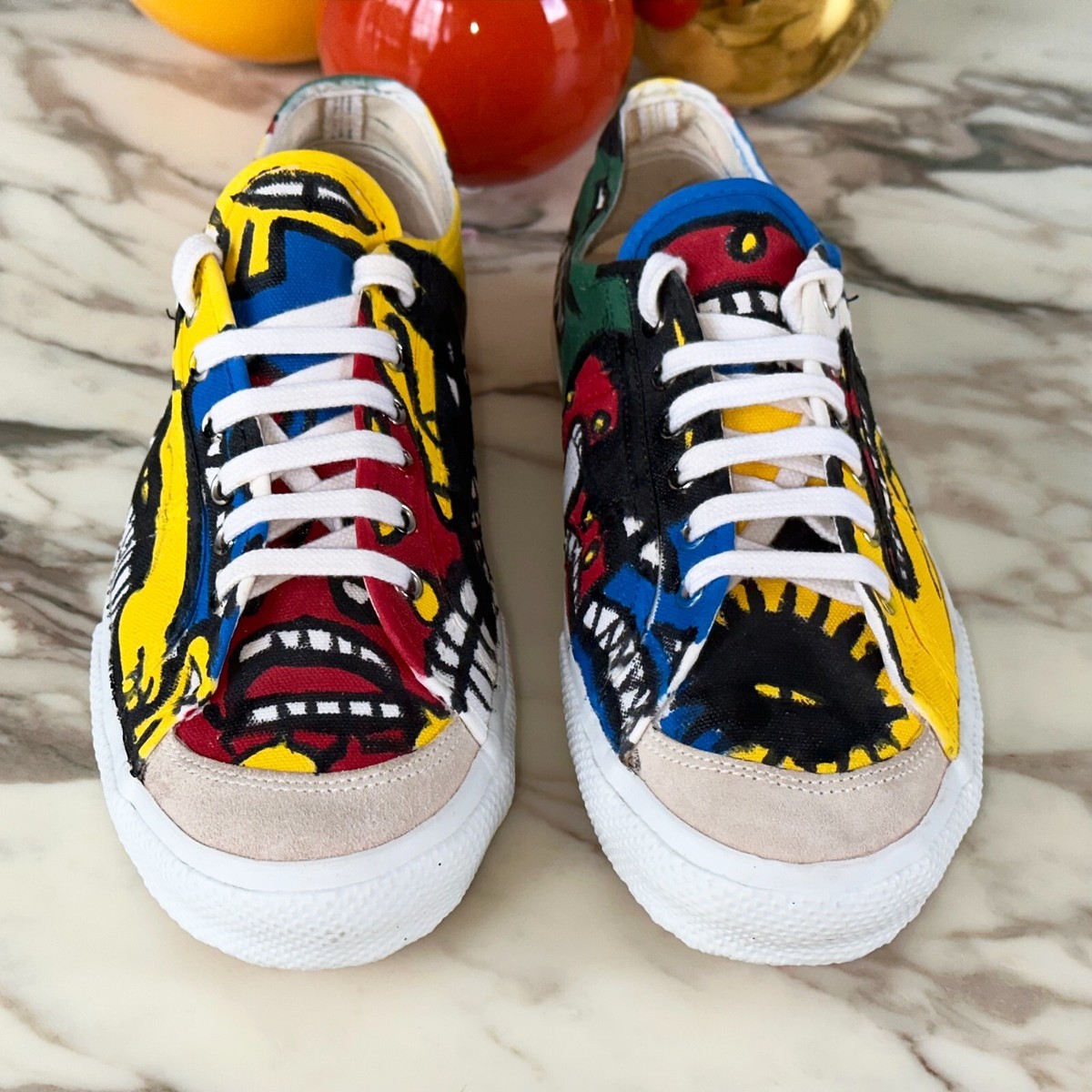 COMME des GARCONS HOMME PLUS Sneakers Hand-Painted COMME des GARCONS HOMME PLUS Sneakers Hand-Painted
