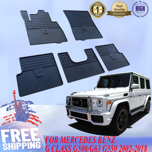 For Mercedes Benz G Class G500 G63/G550 2002-2018 5Pcs W463 Car Floor ...