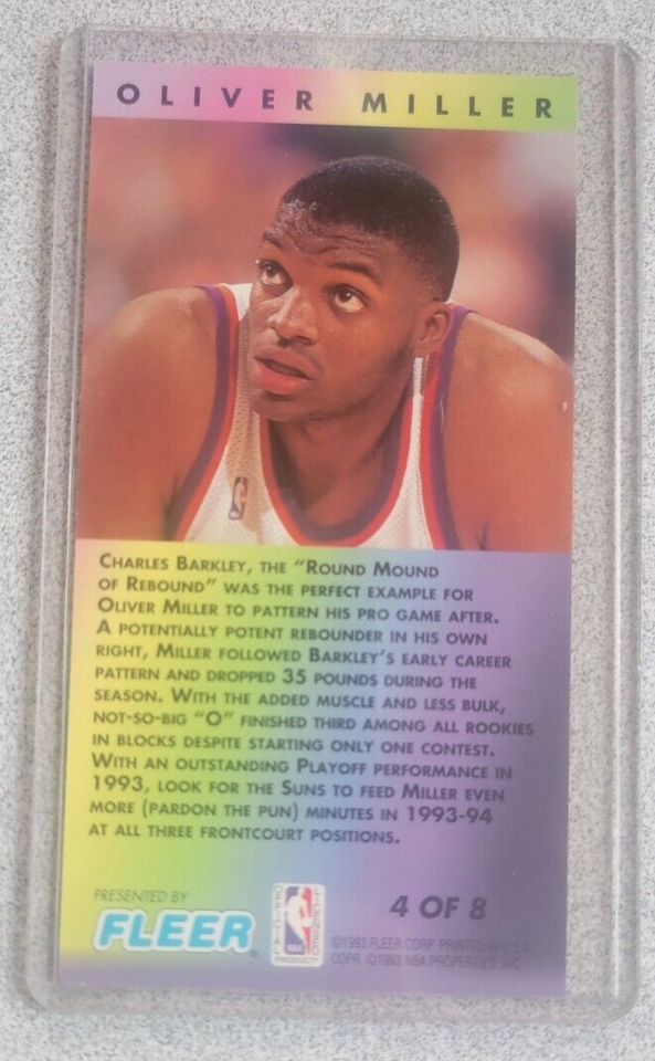 1993-94 Fleer NBA Jam Session Second Year Stars Oliver Miller #4 | eBay