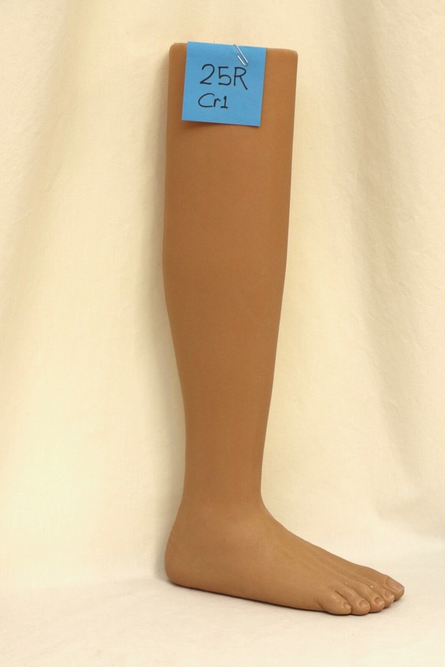 NEW IMPROVED 100% Silicone Prosthetic Leg Skin Cover - BK Below Knee ...