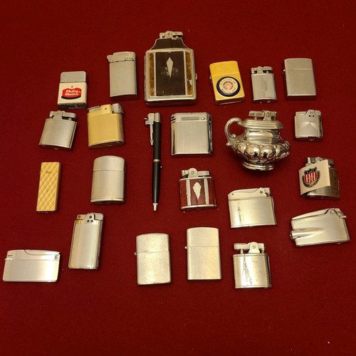 Vintage Cigarette Lighter Lot 20+ Assorted Styles Untested for Parts or ...