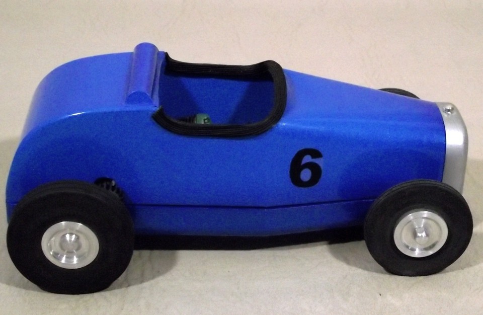 Custom Built Hot Rod Tether Car Highboy Roadster w/Torpedo .15 Motor | eBay