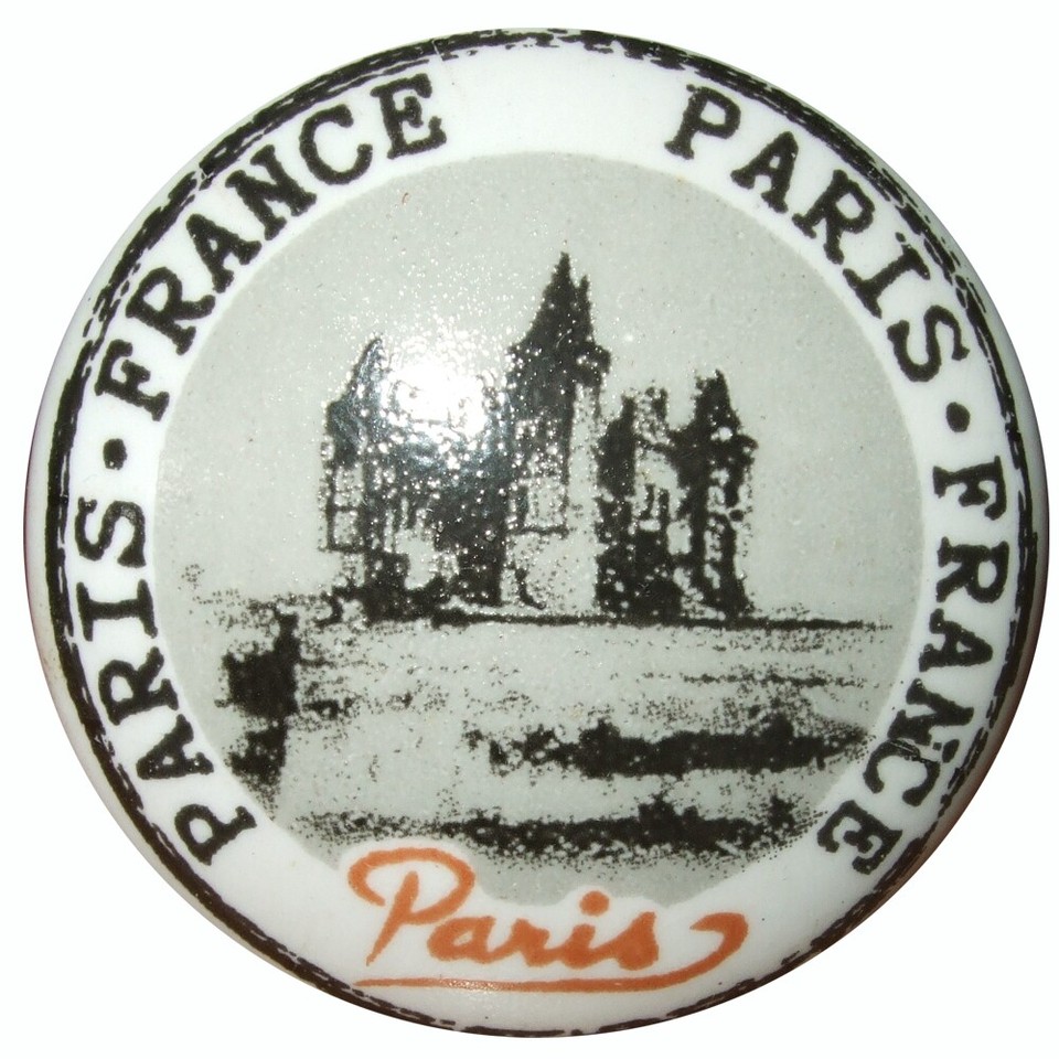 FRENCH SHABBY CHIC STYLE PARIS FRANCE CERAMIC CUPBOARD DOOR KNOBS ...
