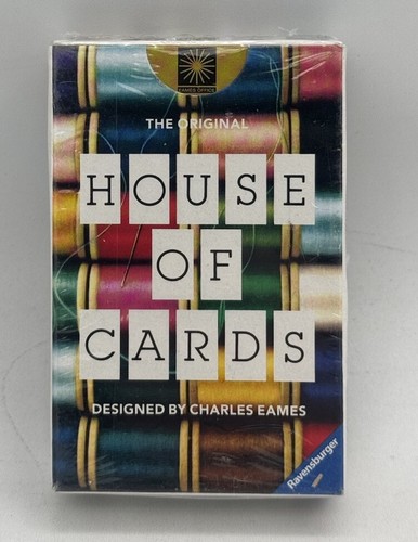 NEW The Original House of Cards by Charles Eames Picture Deck 1986 MOMA ...