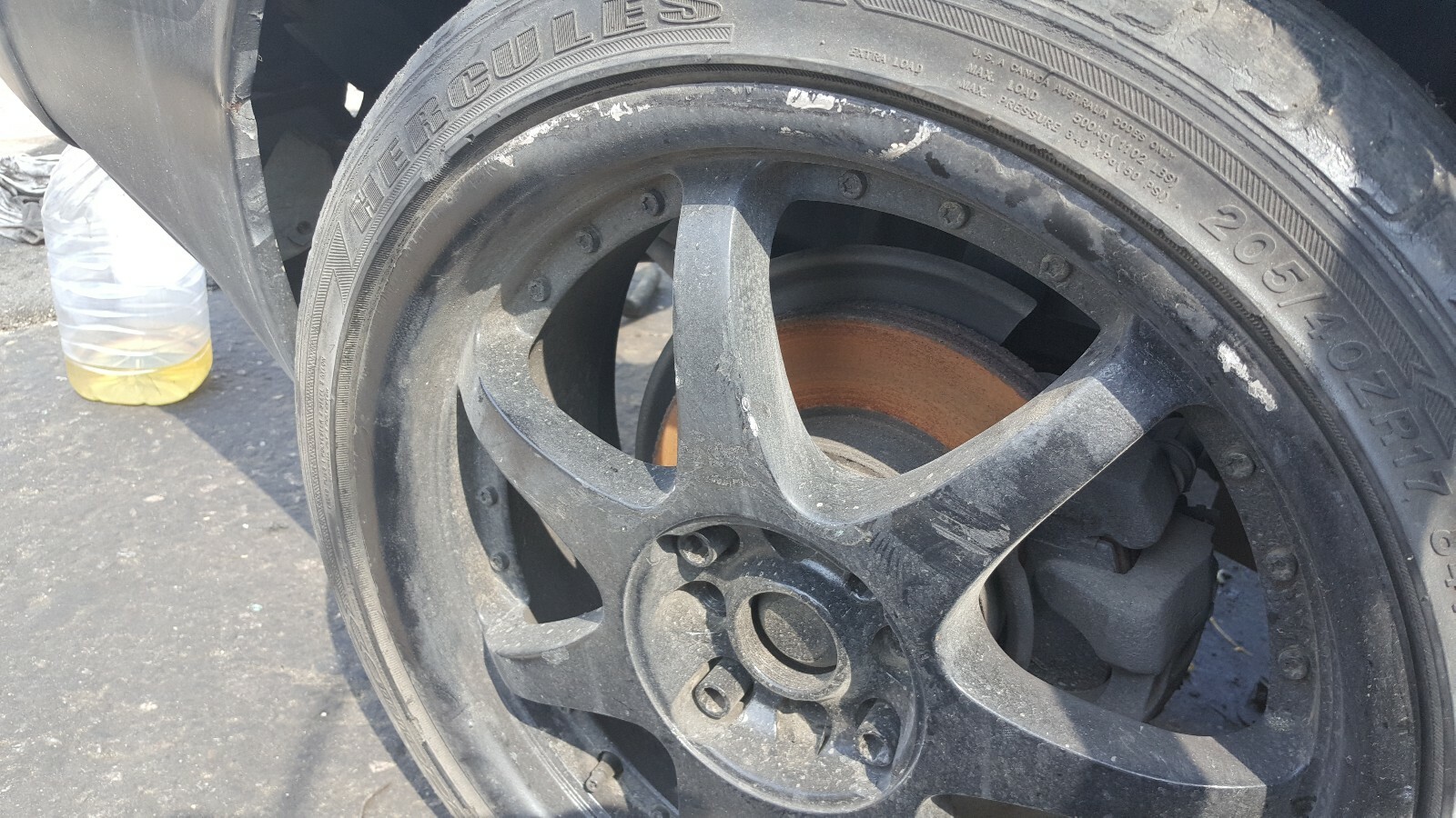 Motegi FF7 17 wheels set of 4 mounted on a RX7 4 lug FB Used | eBay