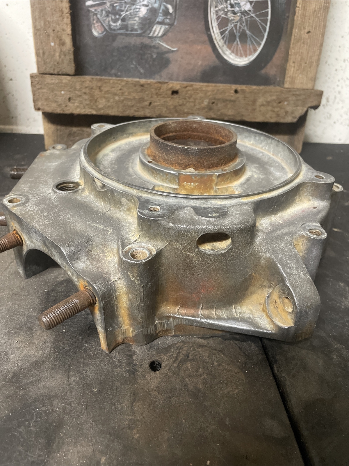 1970-Up Harley-Davidson STD Shovelhead Left Engine Motor Case ...