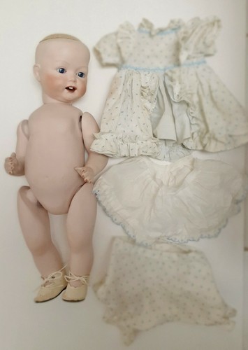 Vintage Baby Doll Bisque 18" Marked SIMON & HALBIG K Star R 122 MARK ...