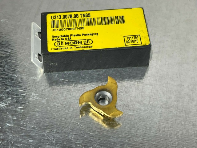 1pc PH HORN U313.0157.08 Carbide Grooving Inserts 4mm WOC TN35Machinist ...