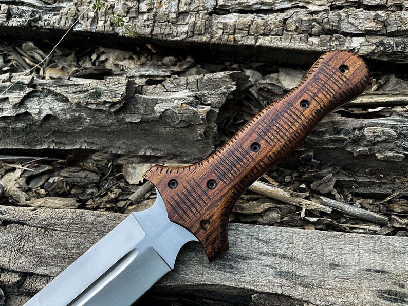 Custom Handmade 21" High Carbonsteel Spear Point Short Sword/ Leather ...