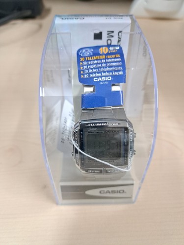 Casio DB-360-1A Digital Data Bank Telememo Stainless Steel Vintage ...