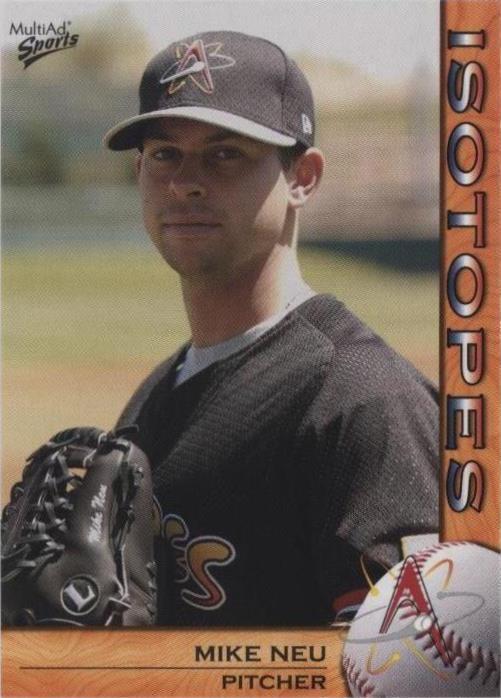 2004 Multiad Sports Albuquerque Isotopes - Mike Neu #19 for sale online ...