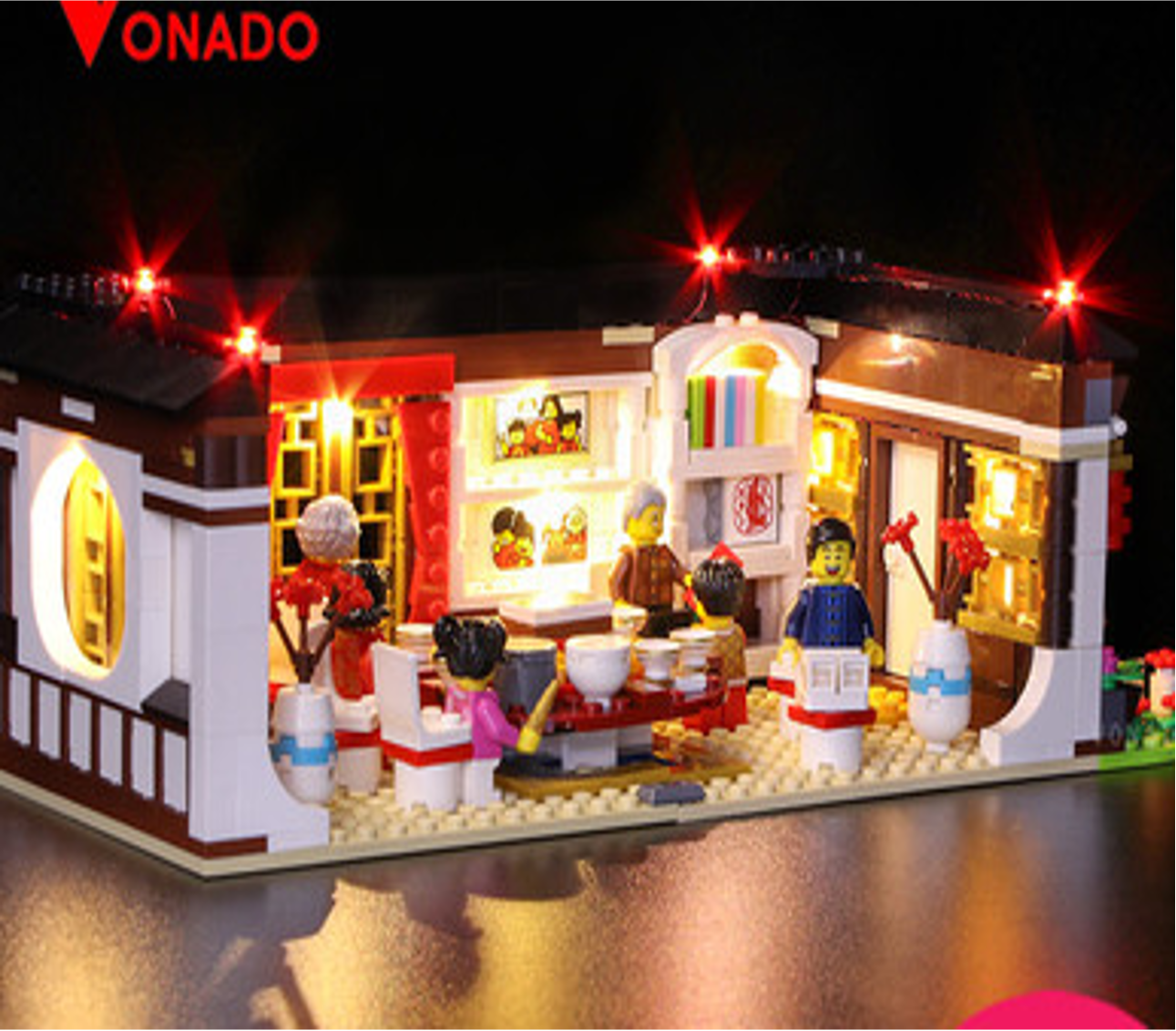 Light Kit for LEGO 80101 Chinese New Year's Eve Dinner Light ONLY ...