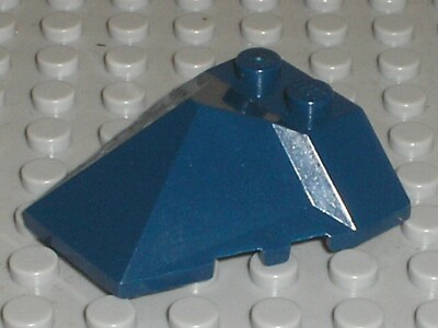 LEGO Dark Blue Wedge 4x4 Pyramid Center Ref 47757 Set 7775 7703 ...