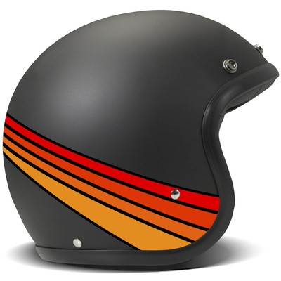 Motorcycle Jet Helmet M - DMD Fuoco Retro - Lightweight, Safe, Vintage ...