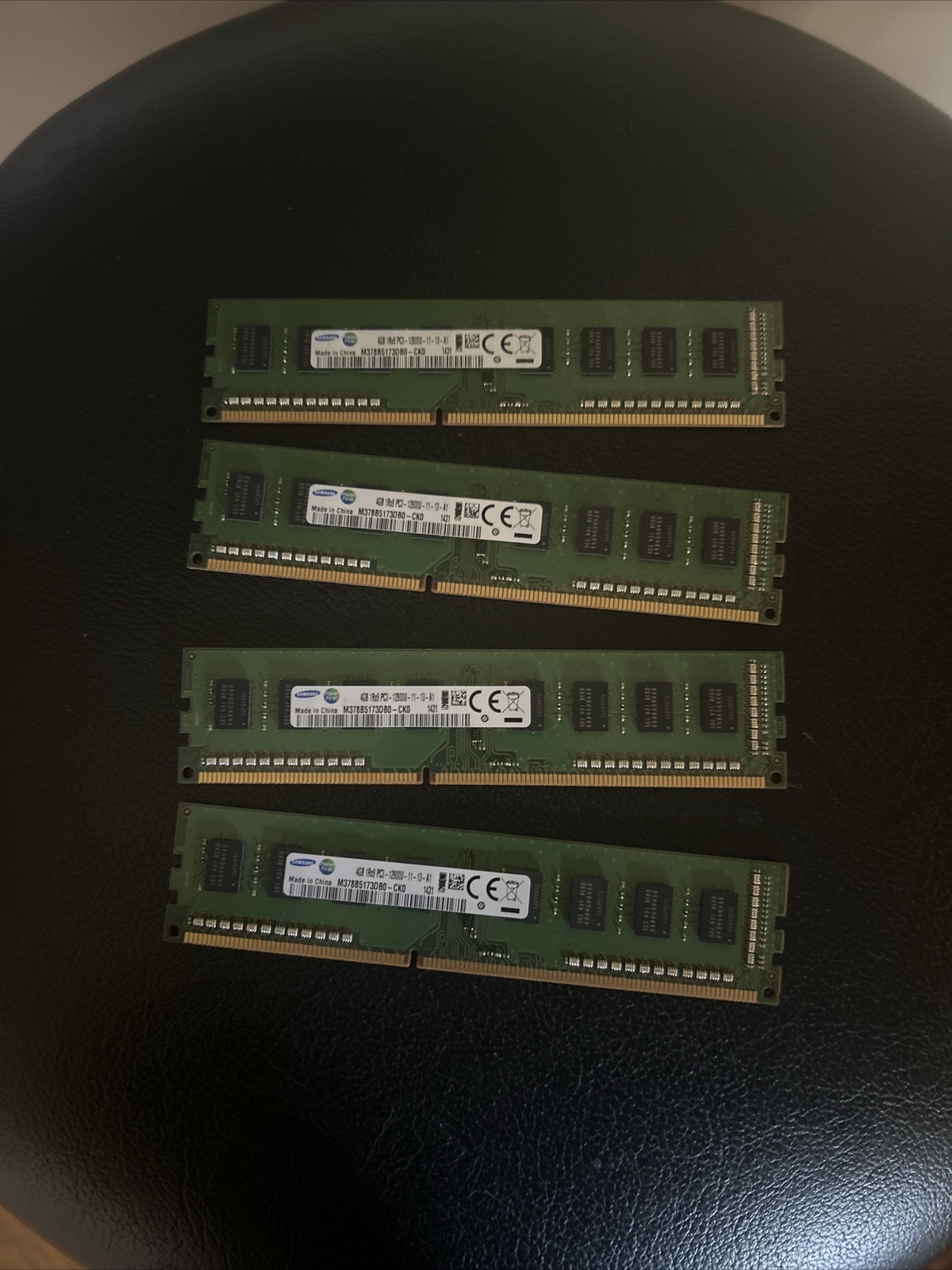 Lot Of FOUR Samsung 4GB (4 x 4GB) PC3-12800 (DDR3-1600) Memory 16GB ...