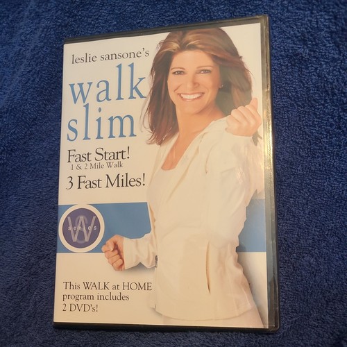 Leslie Sansone's DVD Walk Prod. Inc 2007 Walk Slim Fast Start 1 & 2 ...