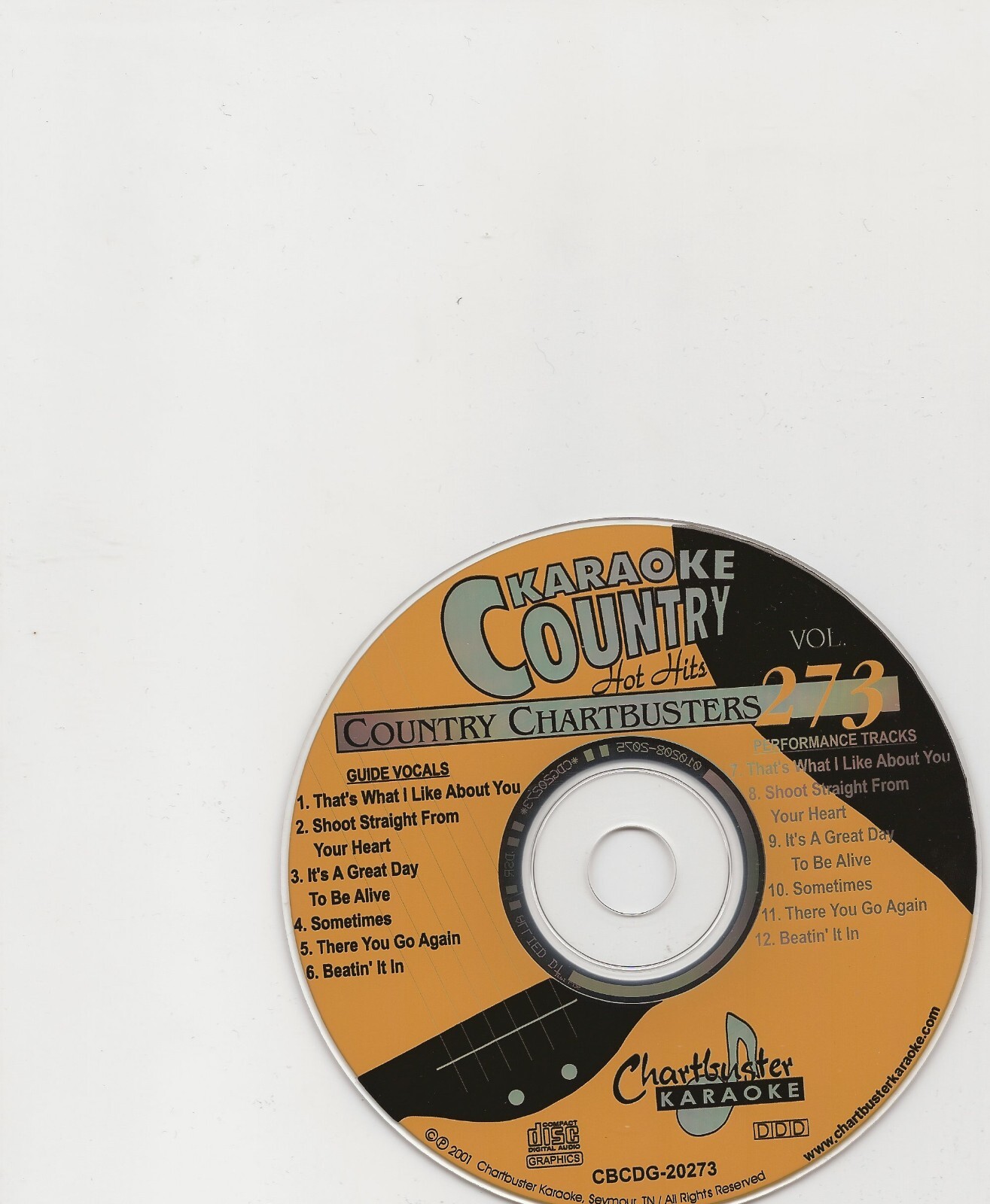 KARAOKE CHARTBUSTER CD+G COUNTRY HOT HITS 6+6 VOL. 273 #20273 | eBay