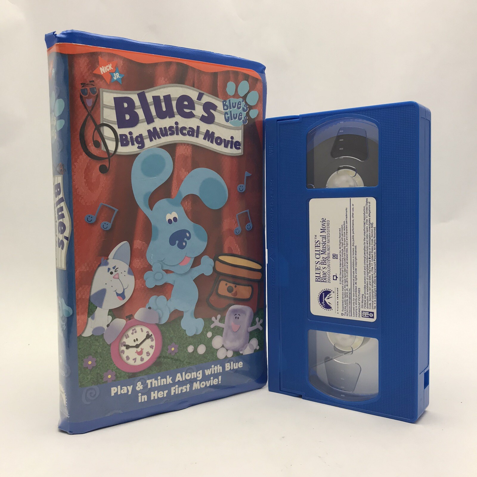 Blue's Clues - Big Musical Movie VHS Steve Burns Nick jr Nickelodeon ...
